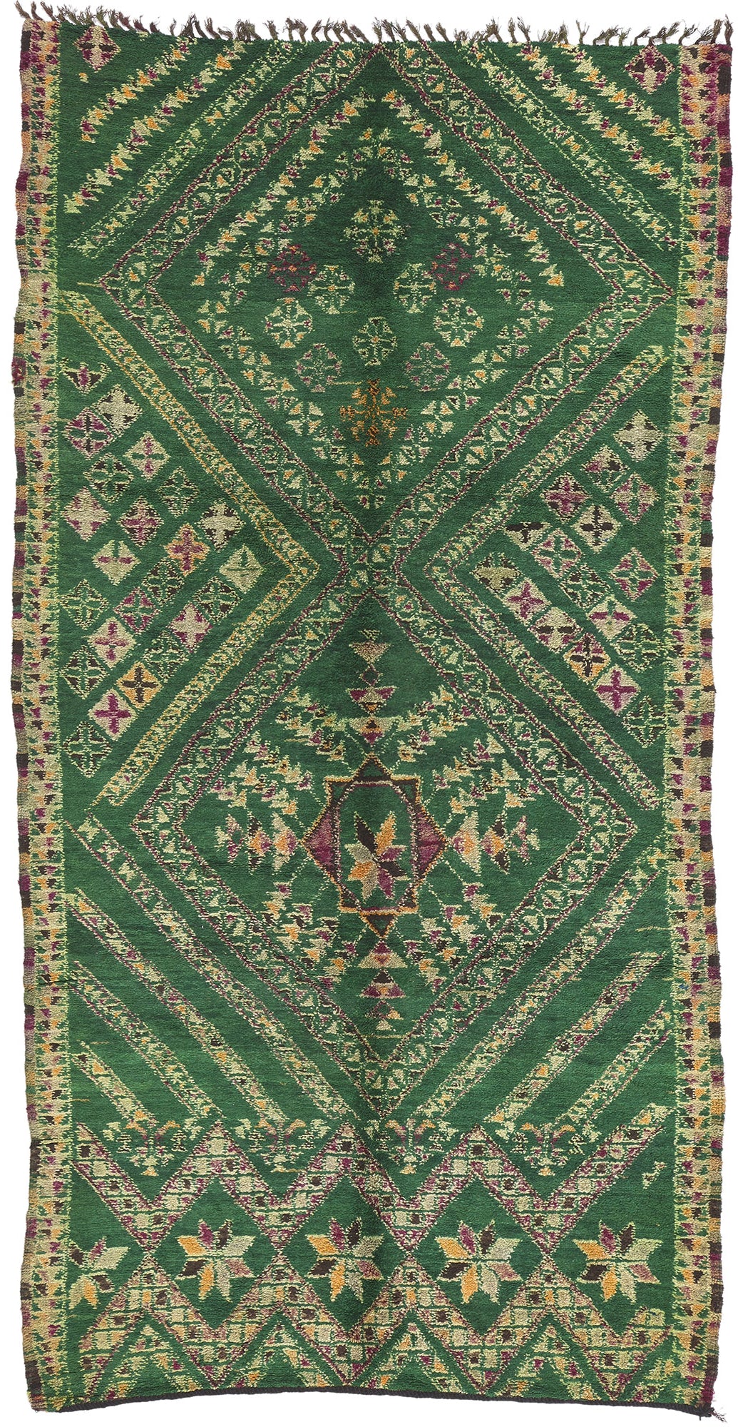 6 x 13 Vintage Beni MGuild Moroccan Rug 20124 – Esmaili Rugs